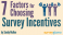 7 Key Considerations for Selecting Survey Incentives