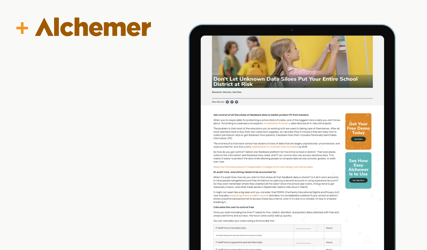 Alchemer for Education: Survey Solutions