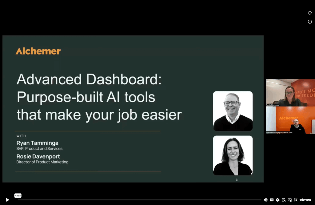 Alchemer Dashboard: View & Act on Feedback, Fast
